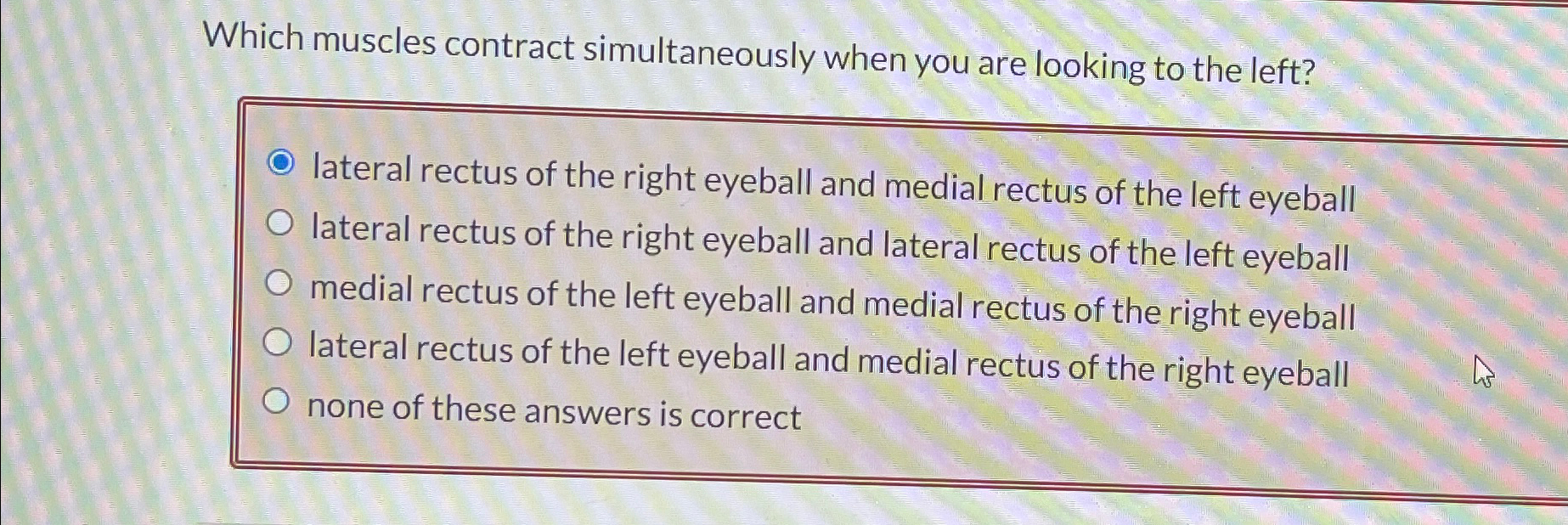 Which muscles contract simultaneously when you are | Chegg.com