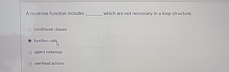 Solved A recursive function includes q, ﻿which are not | Chegg.com