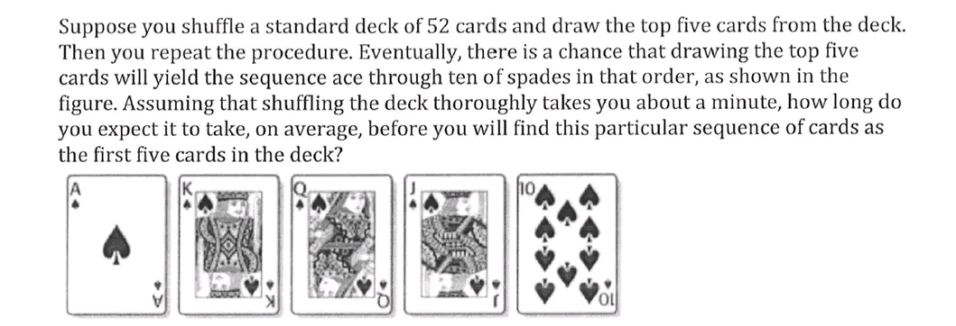 Solved Suppose you shuffle a standard deck of 52 ﻿cards and | Chegg.com