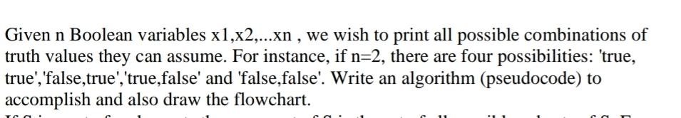 Solved Given n ﻿Boolean variables x1,x2,dotsxn, we wish to | Chegg.com