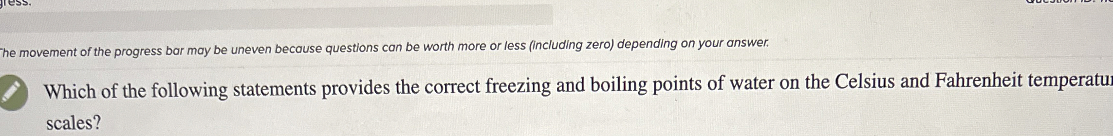 Solved The movement of the progress bar may be uneven | Chegg.com