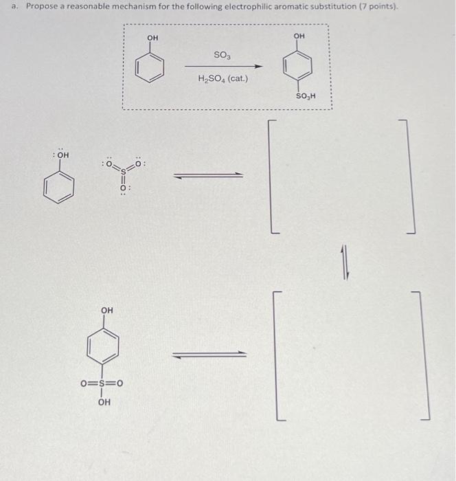 Solved a. Propose a reasonable mechanism for the following | Chegg.com