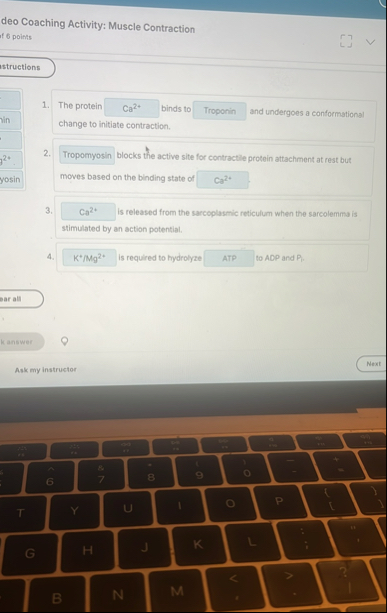 Solved deo Coaching Activity: Muscle Contractionif 6 | Chegg.com