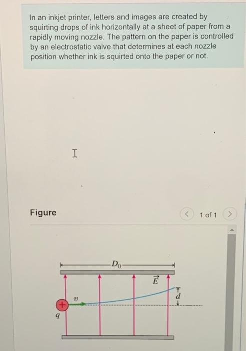 Solved In an inkjet printer, letters and images are created | Chegg.com