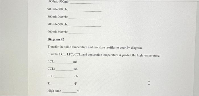 Download the Skew-T diagram from the class website. | Chegg.com