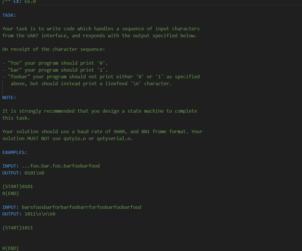 Solved TASK：Your task is to write code which handles a | Chegg.com