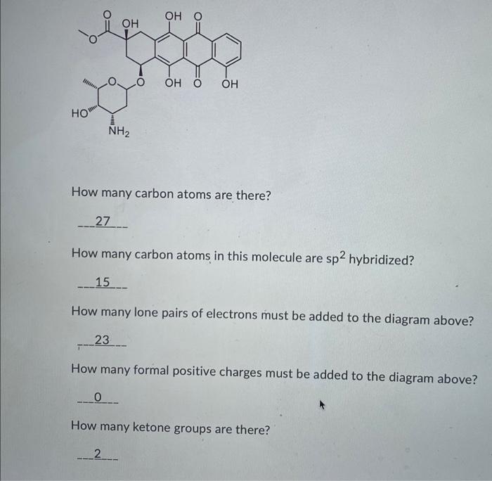 Solved OH O OH OH O OH HO NH2 How many carbon atoms are | Chegg.com