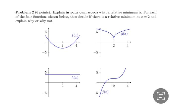 Solved Problem 2 (6 points). Explain in your own words what | Chegg.com Solved Problem 2 (6 points). Explain in your own words what | Chegg.com