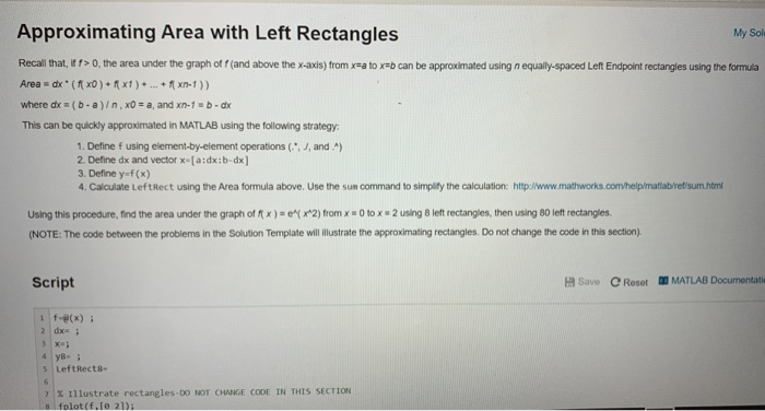 Solved Approximating Area with Left Rectangles My So Recall | Chegg.com