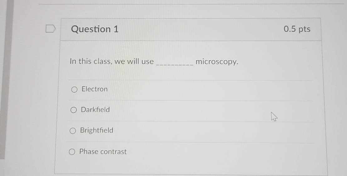 Solved Question 10.5 ﻿ptsIn this class, we will use | Chegg.com