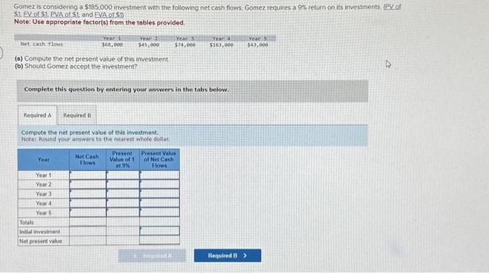 I need help computing net present value of the | Chegg.com