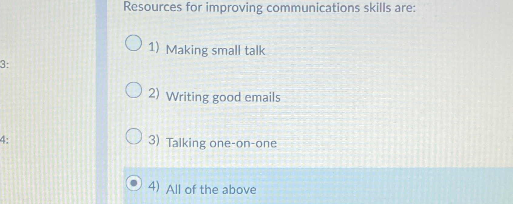 Solved Resources for improving communications skills | Chegg.com