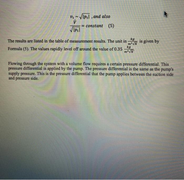 Solved lab report : recording a system characteristic curve | Chegg.com
