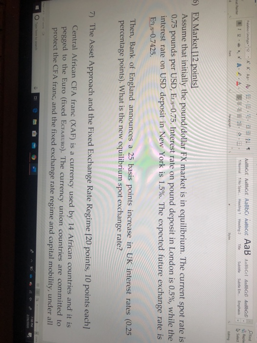 Solved E S 21 Palatino Linotyp 12 AA Aa A BIU.*,* ADA 4. . | Chegg.com