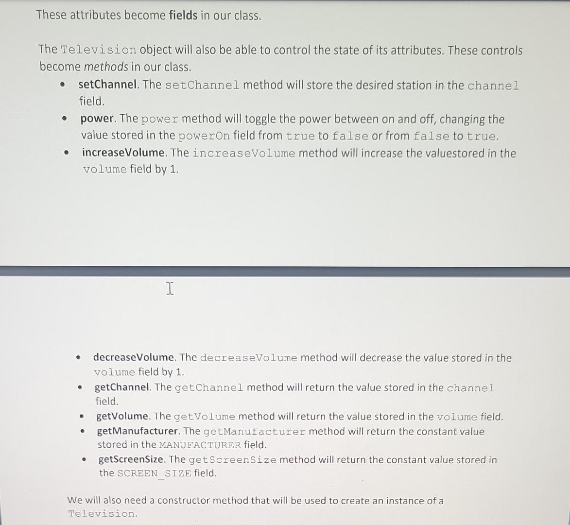Objectives - Be able to declare a new class - Be able | Chegg.com