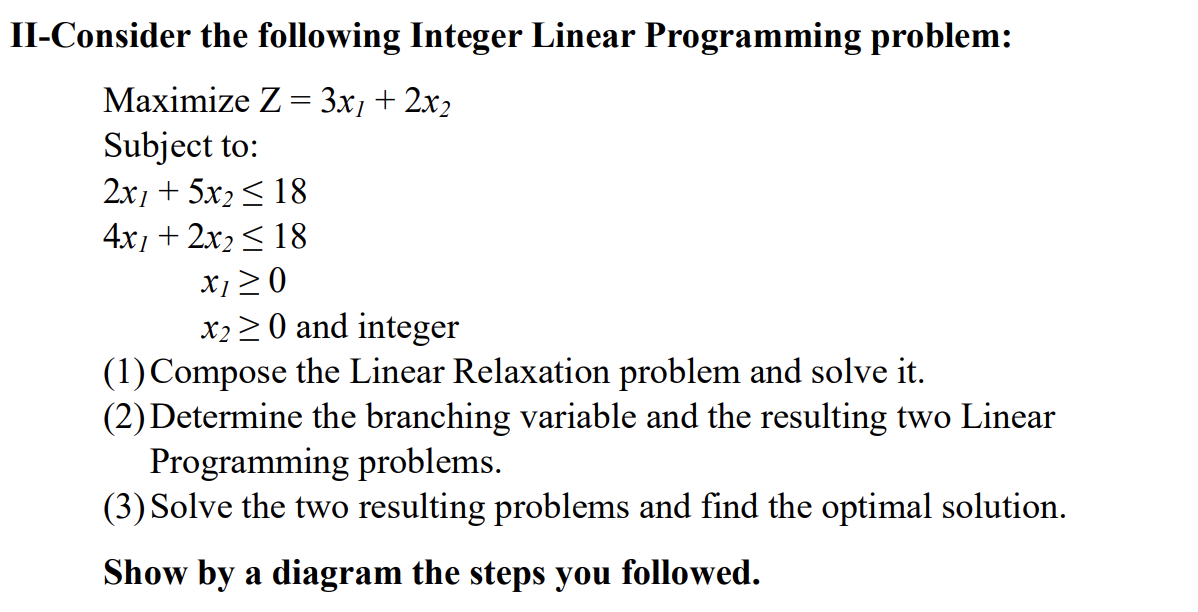 Use R and show steps :II-Consider the following | Chegg.com