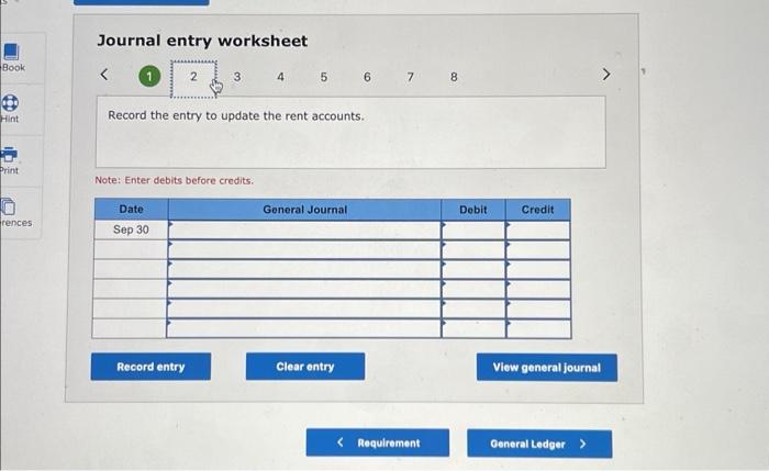 Journal entry worksheet Record the entry to update | Chegg.com