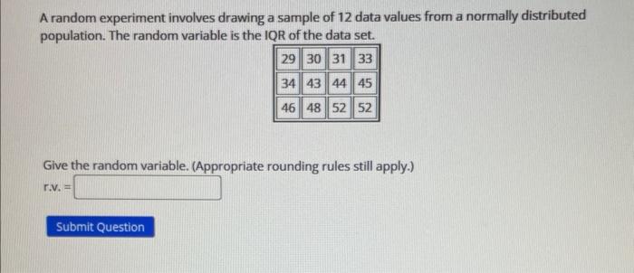 Solved A random experiment involves drawing a sample of 12 | Chegg.com