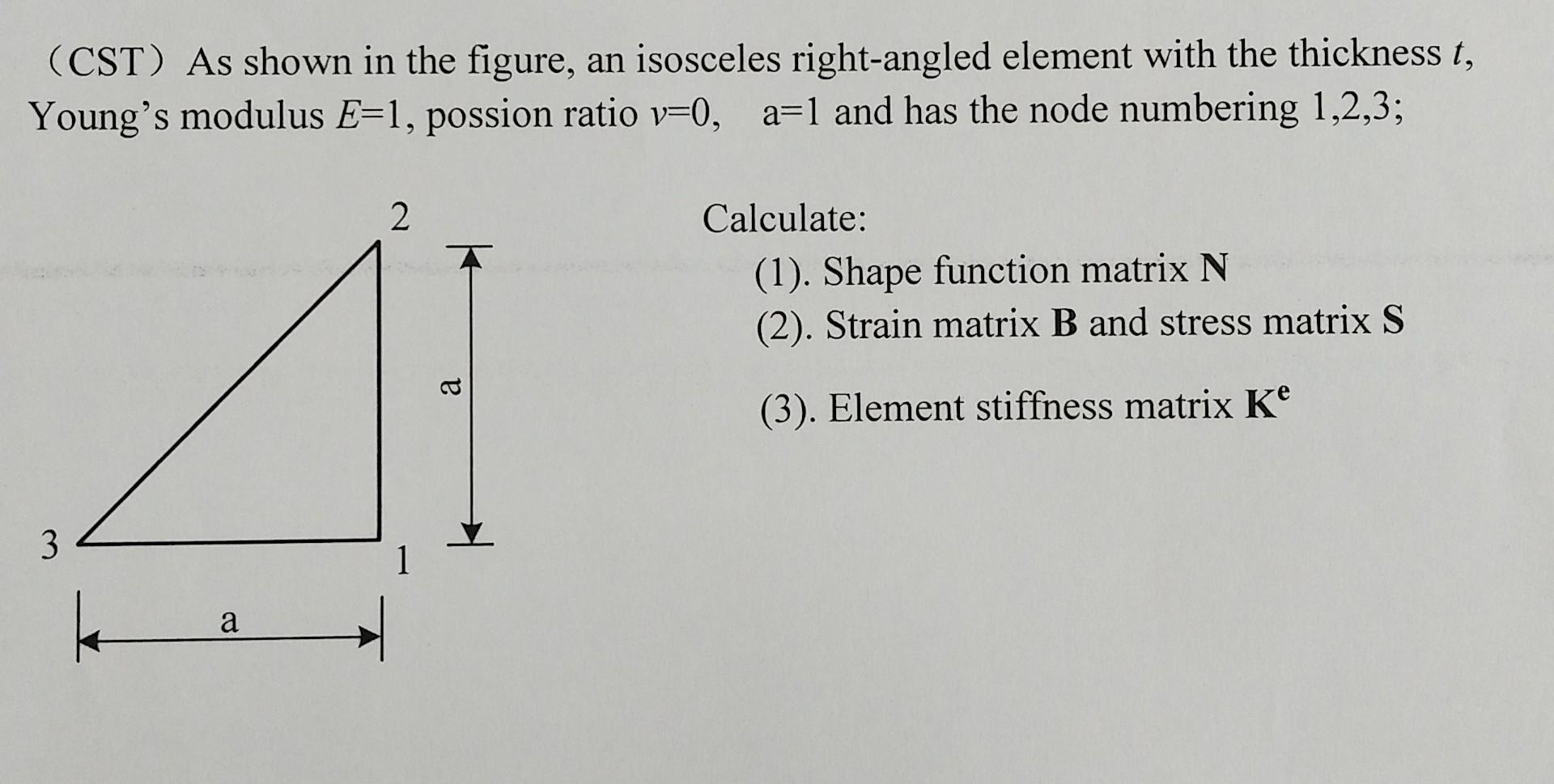 Solved (CST) As shown in the figure, an isosceles | Chegg.com