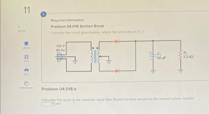 Solved O ook int rint rences ! Required information Problem | Chegg.com