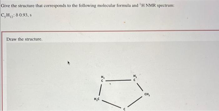 Solved Give the structure that corresponds to the following | Chegg.com