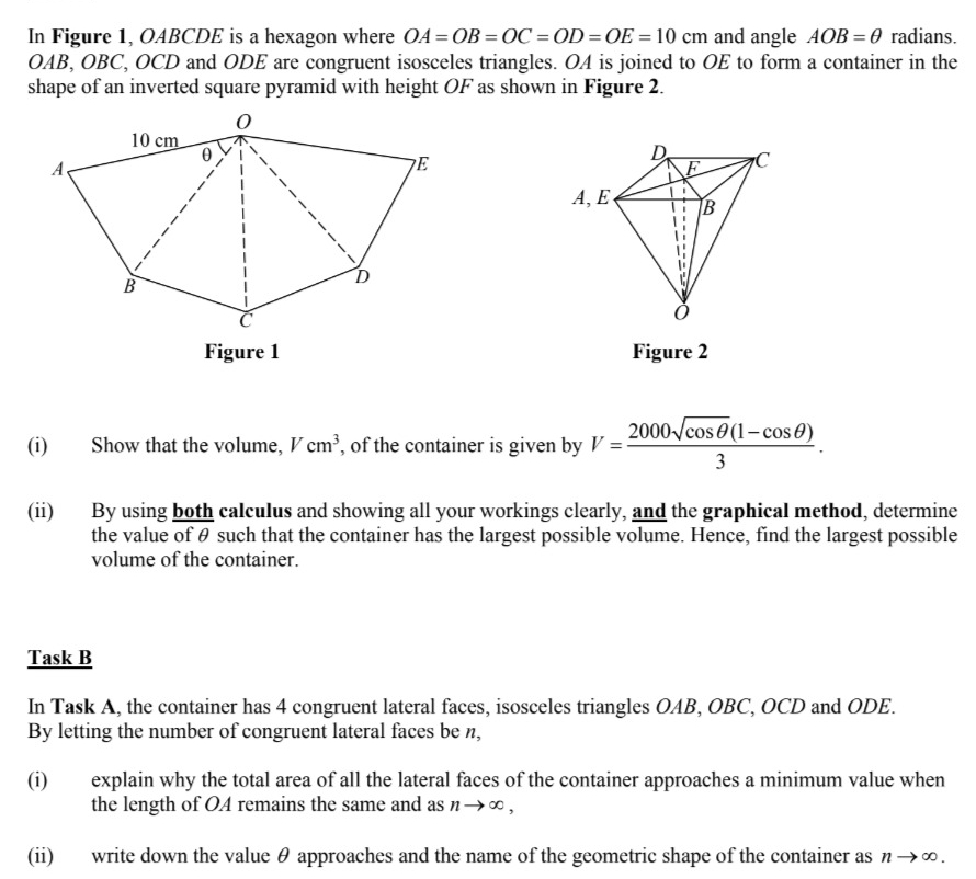 Solved In Figure 1, ﻿OABCDE is a hexagon where | Chegg.com