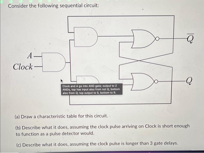 Consider the following sequential circuit: (a) Draw a | Chegg.com Consider the following sequential circuit: (a) Draw a | Chegg.com