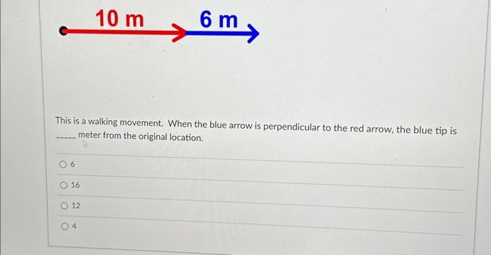 Solved This is a walking movement. When the blue arrow is | Chegg.com
