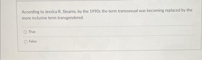 Solved According to Jessica R. Stearns, by the 1990s the | Chegg.com