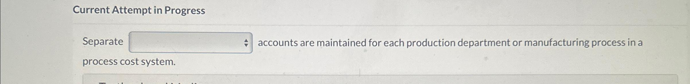 Solved Current Attempt in ProgressSeparate ﻿accounts are | Chegg.com