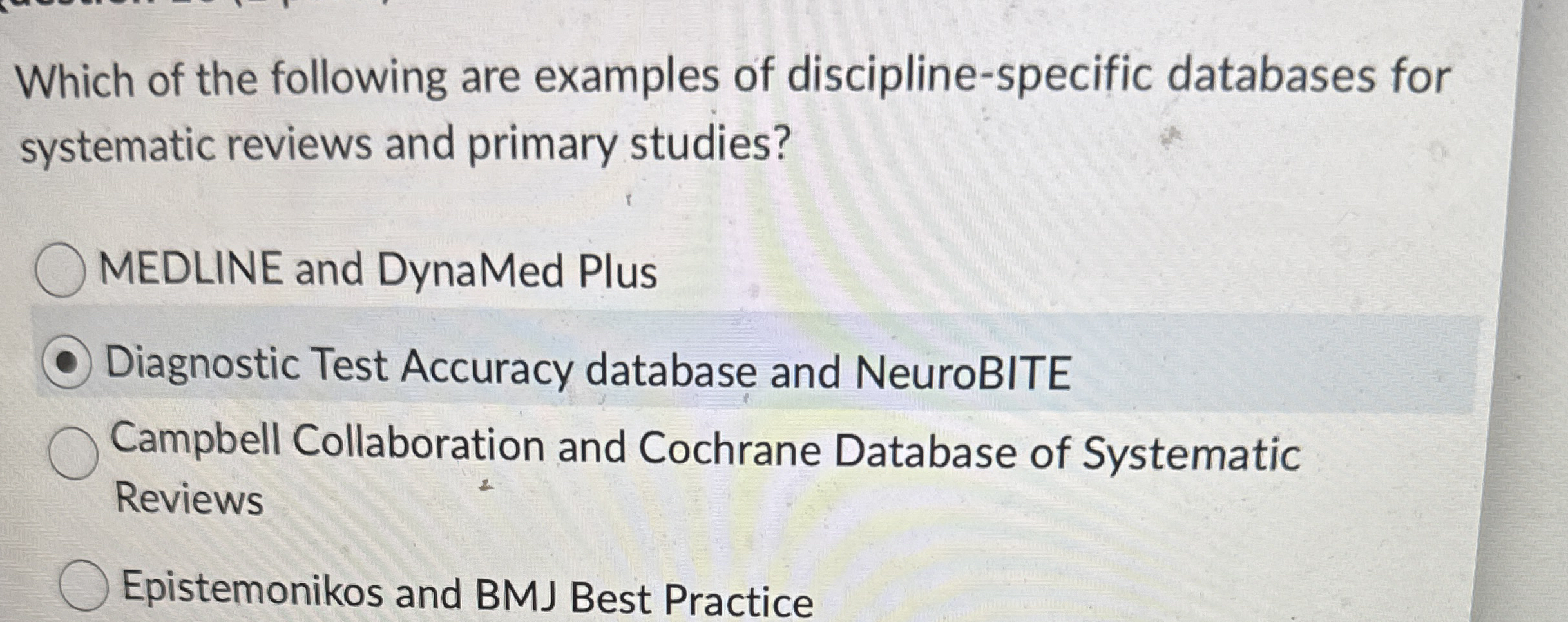 Solved Which of the following are examples of | Chegg.com