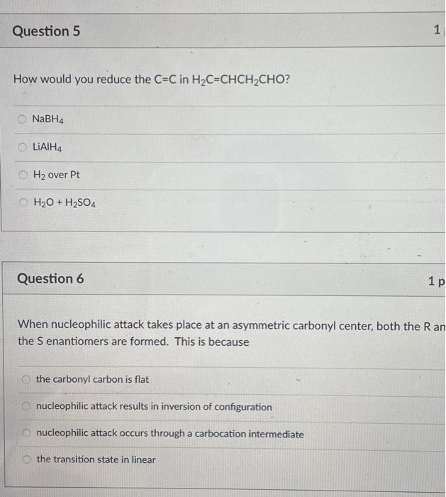 Solved How would you reduce the \\( \\mathrm{C}=\\mathrm{C} | Chegg.com