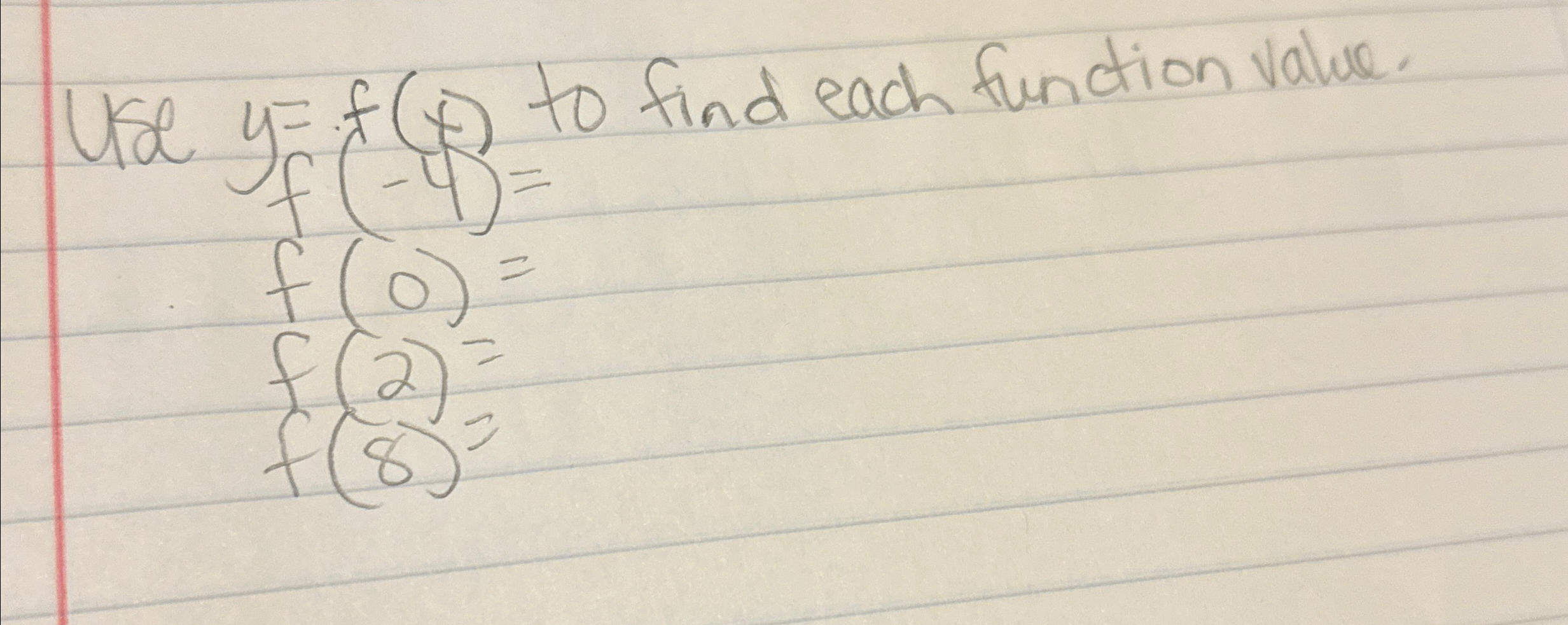 Solved Use y=f(x) ﻿to find each function | Chegg.com
