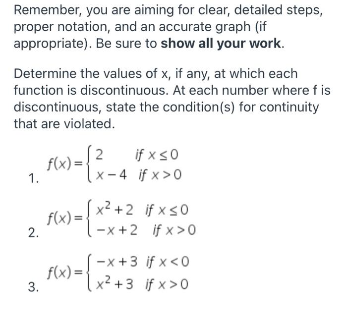 Solved Remember, you are aiming for clear, detailed steps, | Chegg.com
