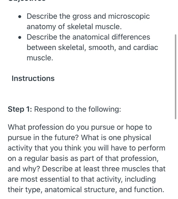 Solved • Describe the gross and microscopic anatomy of | Chegg.com