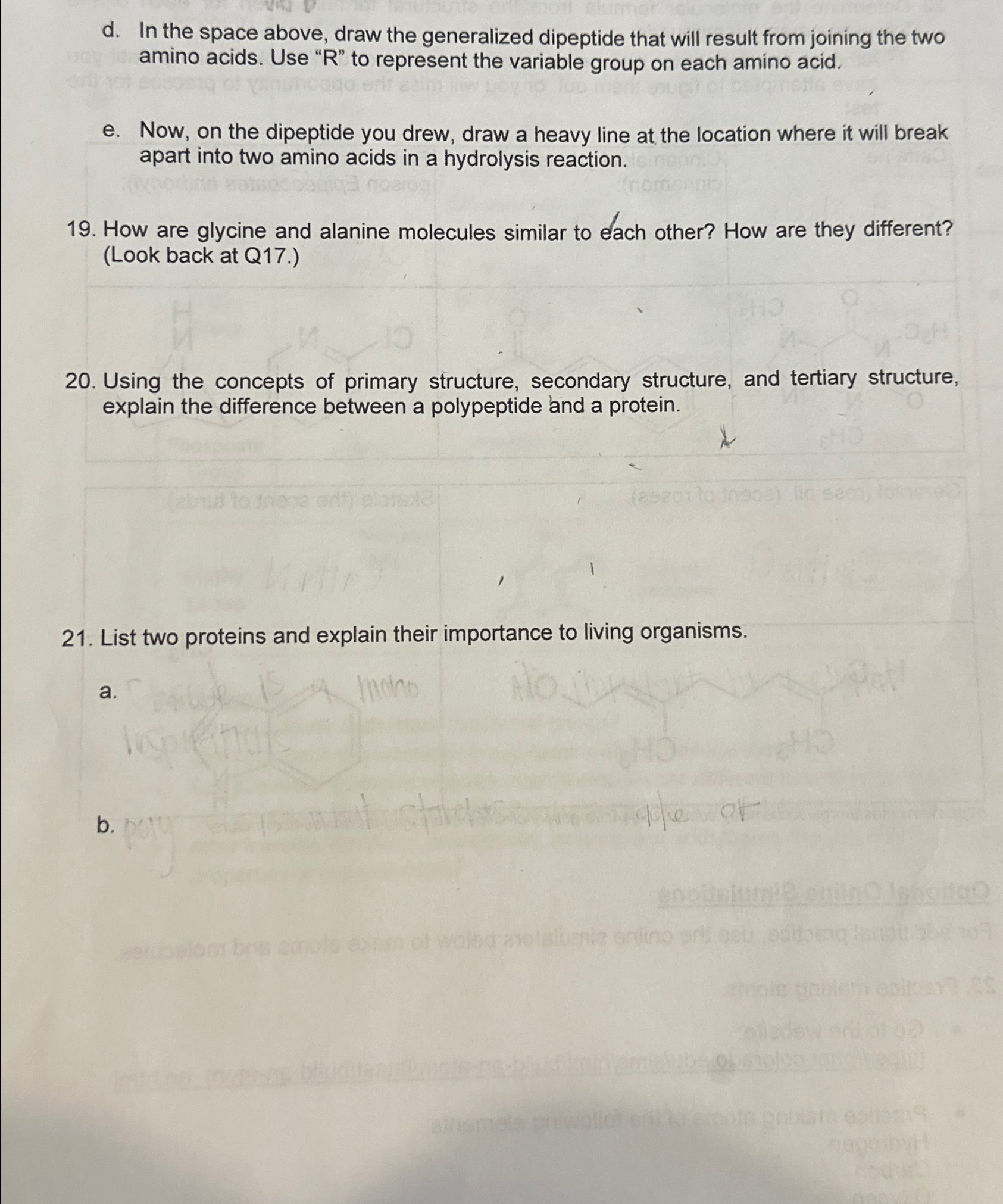 Solved d. ﻿In the space above, draw the generalized | Chegg.com