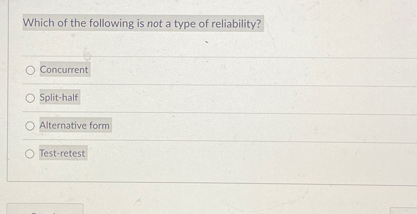 Solved Which of the following is not a type of | Chegg.com