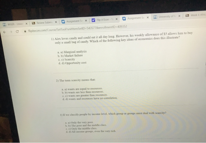 Solved University of * Week 6 AN wser Une x Review Subm. * | Chegg.com