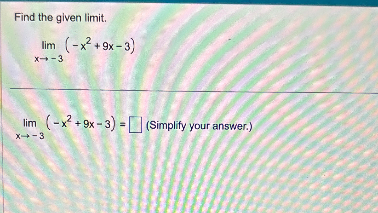 Solved Find the given | Chegg.com
