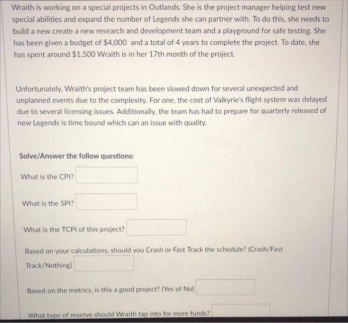 Solved Formulas: BAC = Budget at Completion PV: Planned % X | Chegg.com