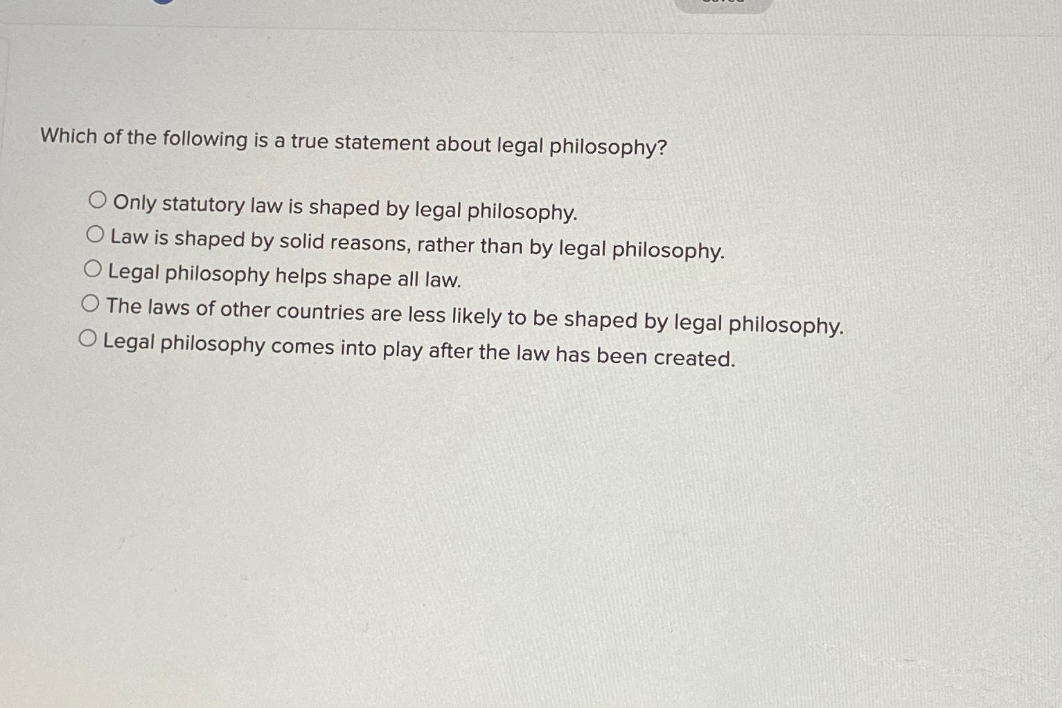 Solved Which of the following is a true statement about | Chegg.com