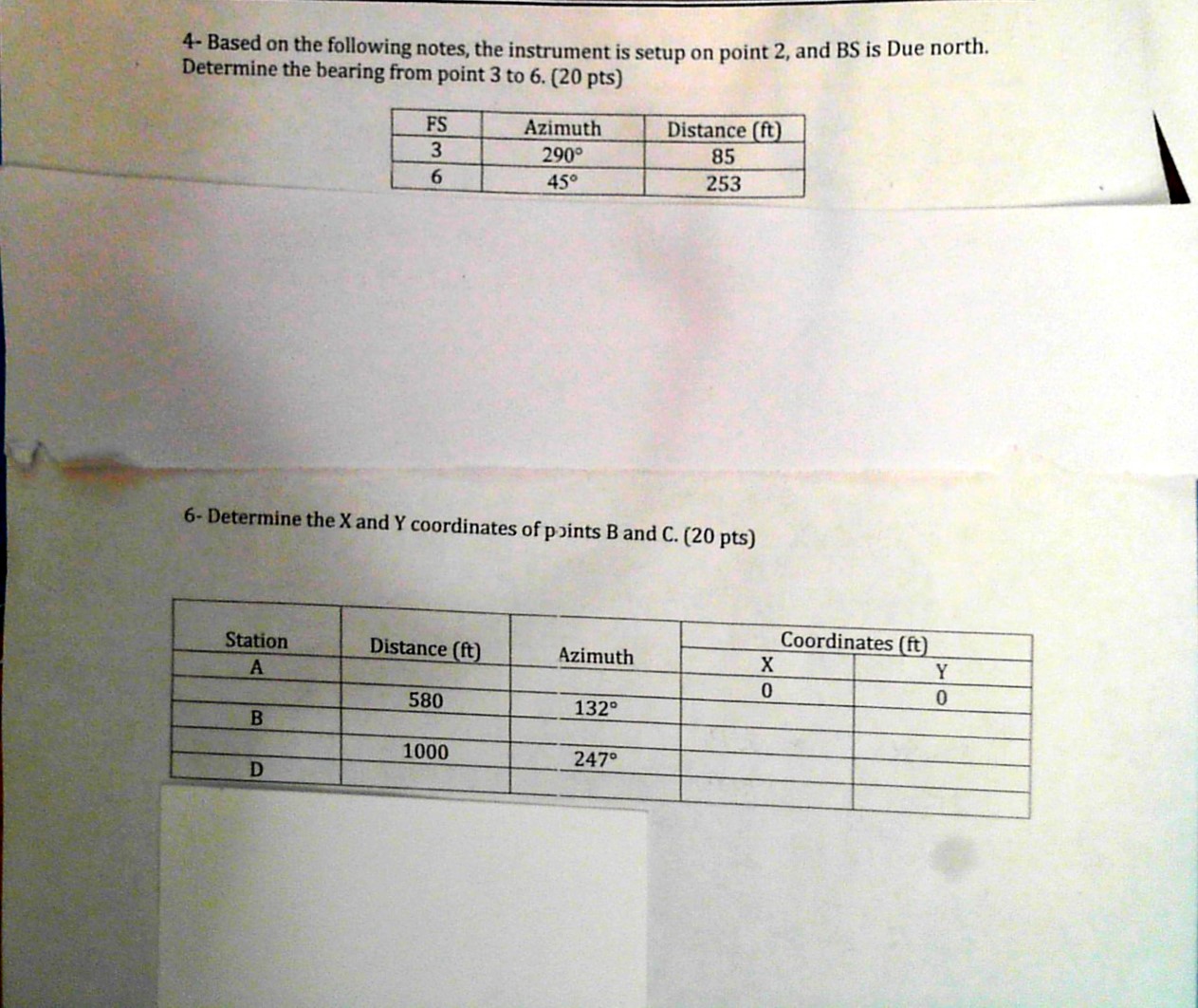 Solved 4- ﻿Based on the following notes, the instrument is | Chegg.com