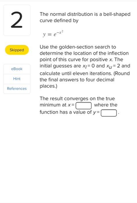 Solved 1 Use the fminsearch function to determine the | Chegg.com