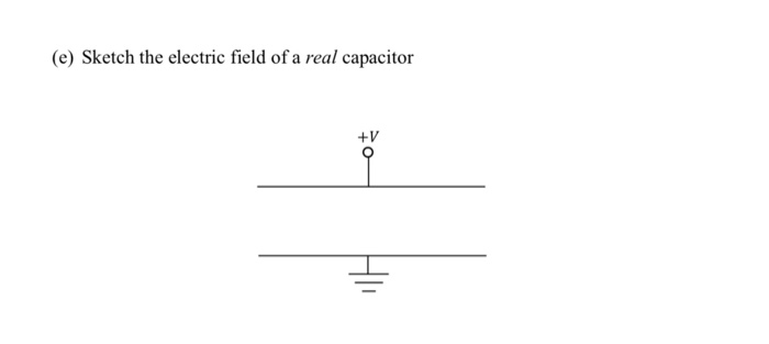 Solved Ideal Parallel Plate Capacitor: (a) Use Gauss' Law | Chegg.com