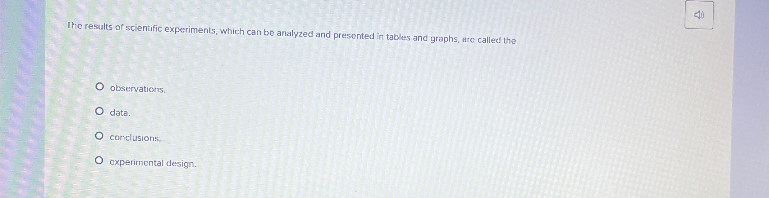 Solved The results of scientific experiments, which can be | Chegg.com