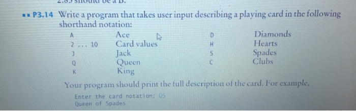 Solved A 2 ] IO ** P3.14 Write a program that takes user | Chegg.com