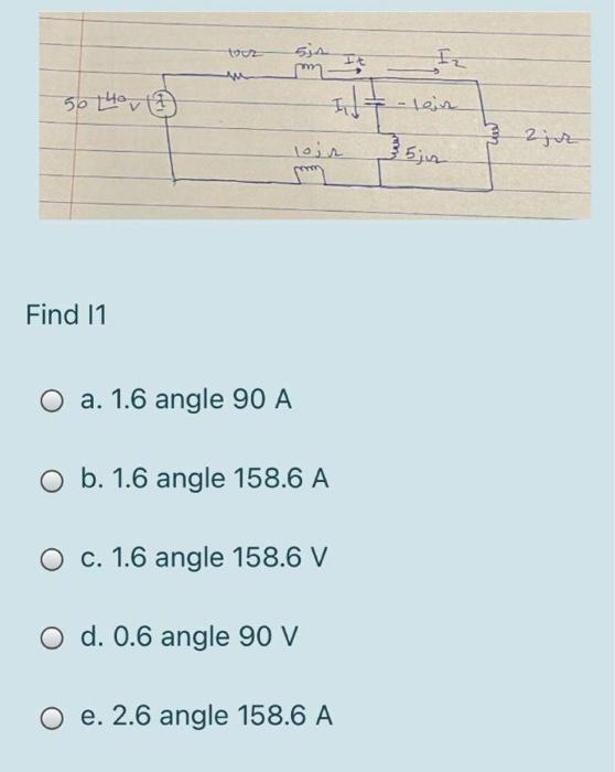 Solved sis AM 5o 14 alt 3 2jr 1 lojn 15; Find 11 O a. 1.6 | Chegg.com