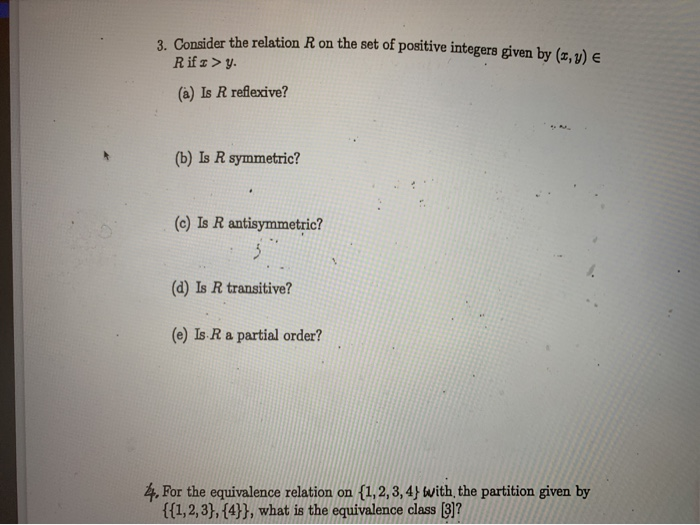 Solved 1. Draw, the digraph of the relation R = {(1,2), | Chegg.com