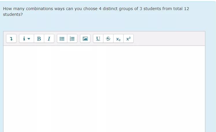 Solved How many combinations ways can you choose 4 distinct | Chegg.com