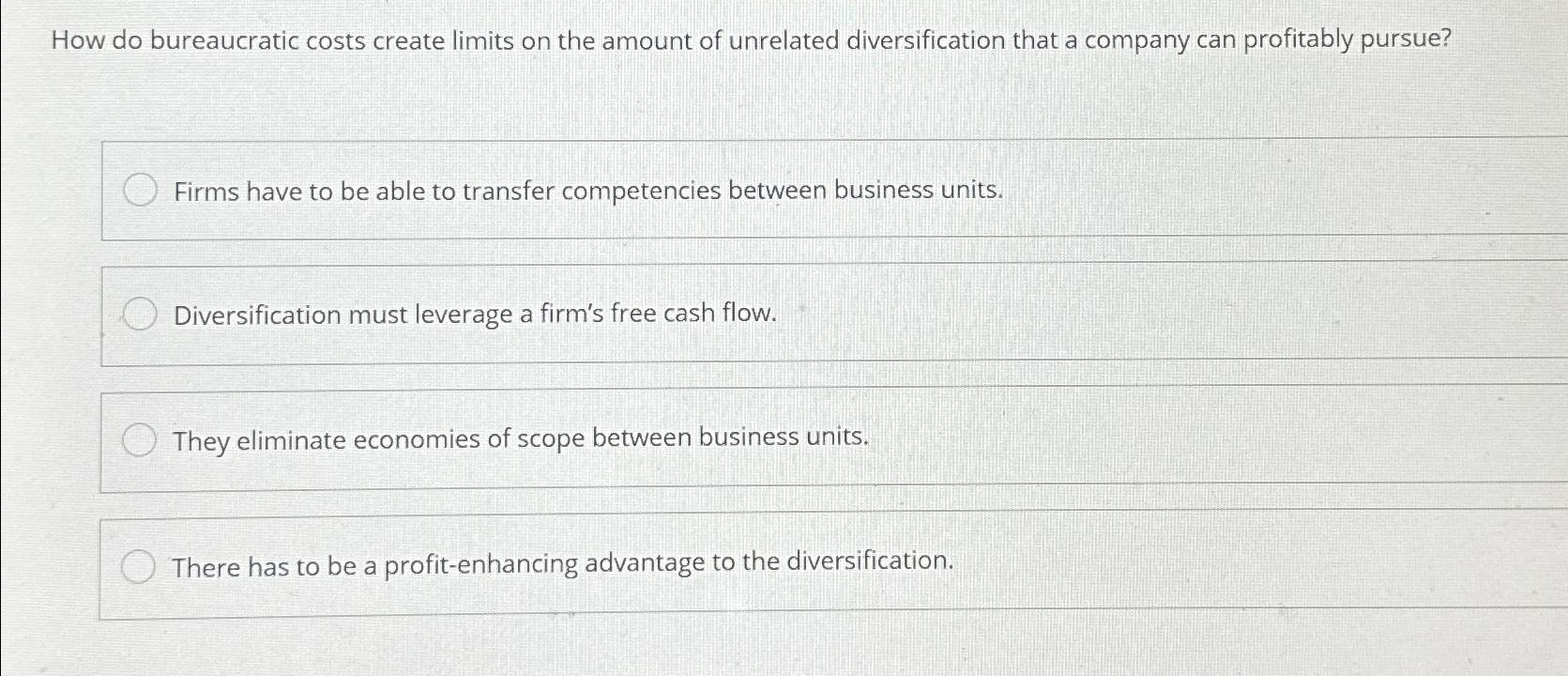 Solved How do bureaucratic costs create limits on the amount | Chegg.com